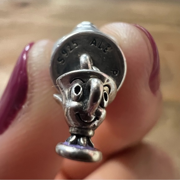 Pandora | Jewelry | Real Pandora Charmdisney Beauty And The Beast Mrs ...